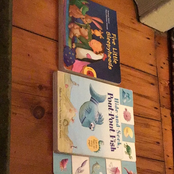 books | Toys | Five Sleepy Heads And Pout Pout Fish Books | Poshmark